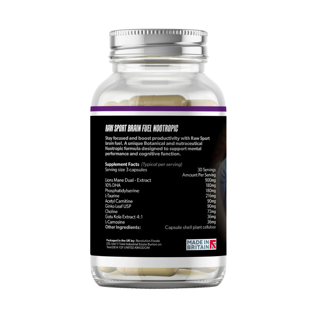 Raw Sport Brain Fuel Nootropic | High Nutrition Food GmbH